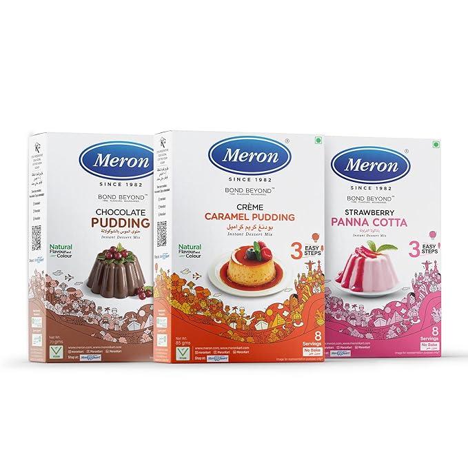 Buy Meron’s Instant Dessert Mix Combos | Strawberry Panna Cotta ...