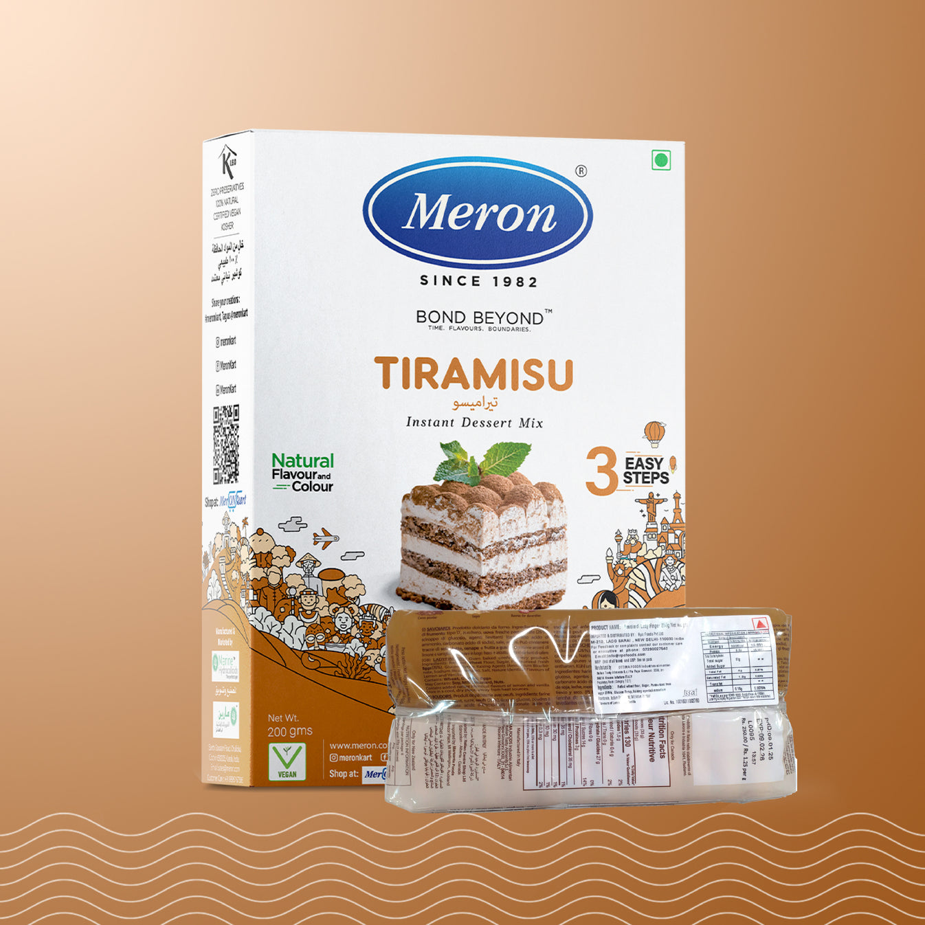 home meron s tiramisu combo ladyfingers tiramisu mix